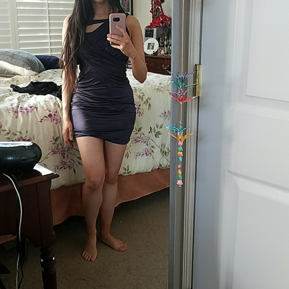 Bebe Purple Bodycon Dress - Gem